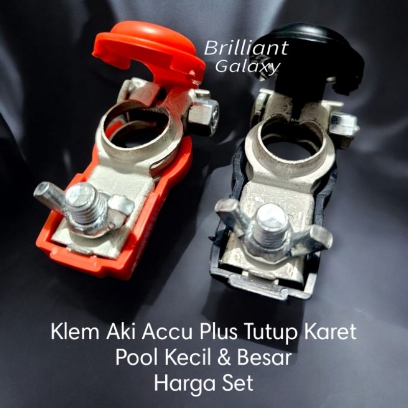 Jual Klem Accu Aki Putih Plus Tutup Karet - Harga Set | Shopee Indonesia