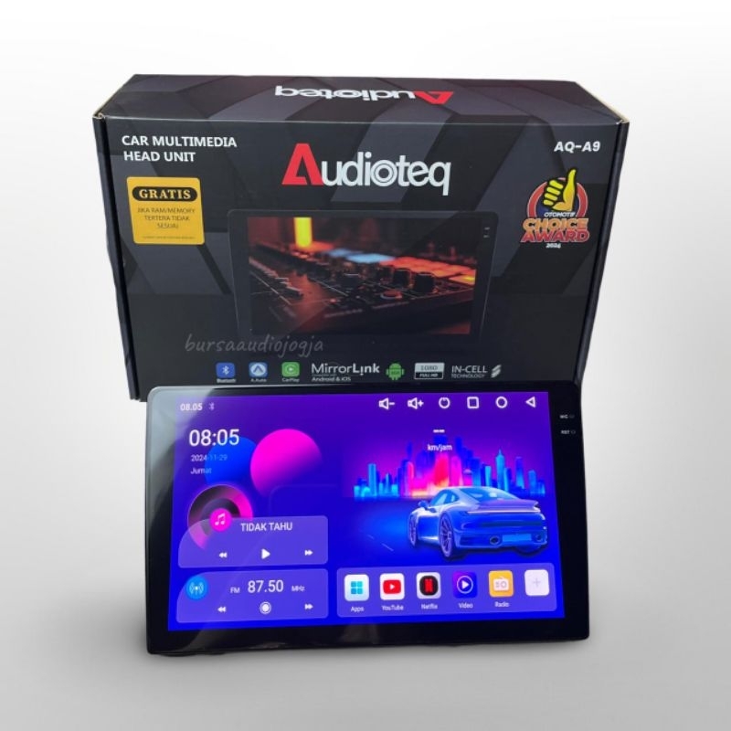 Jual Head unit Audioteq Android 9 inch 2/32 DSP Incell Black Screen ...
