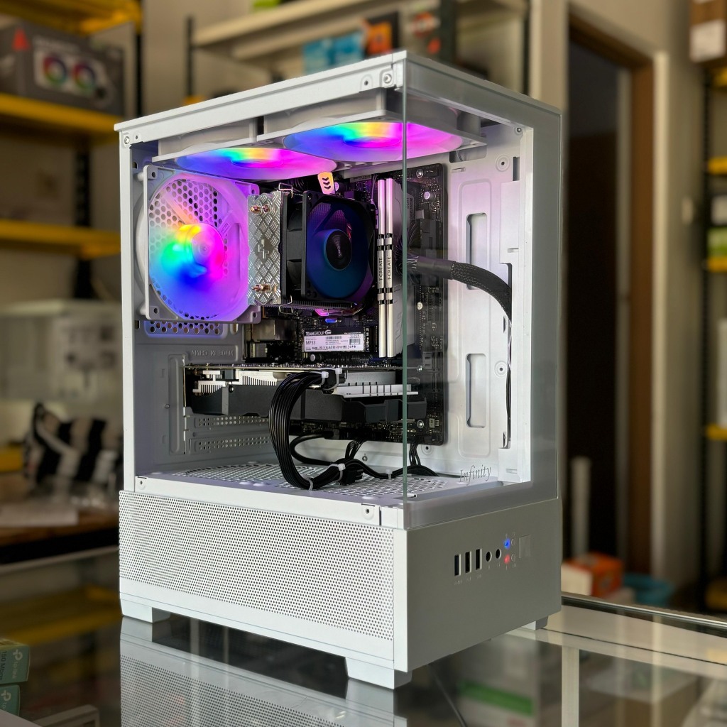 Jual PC Gaming Editing core i7 Ram 16 gb Ssd 240 gb monitor 24 in full set | Shopee Indonesia