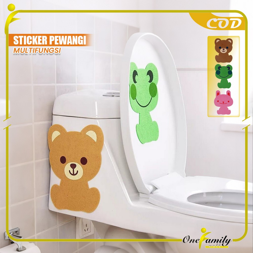 Jual ONE-C922 Sticker Pewangi Toilet Karakter Serbaguna Menghilangkan ...