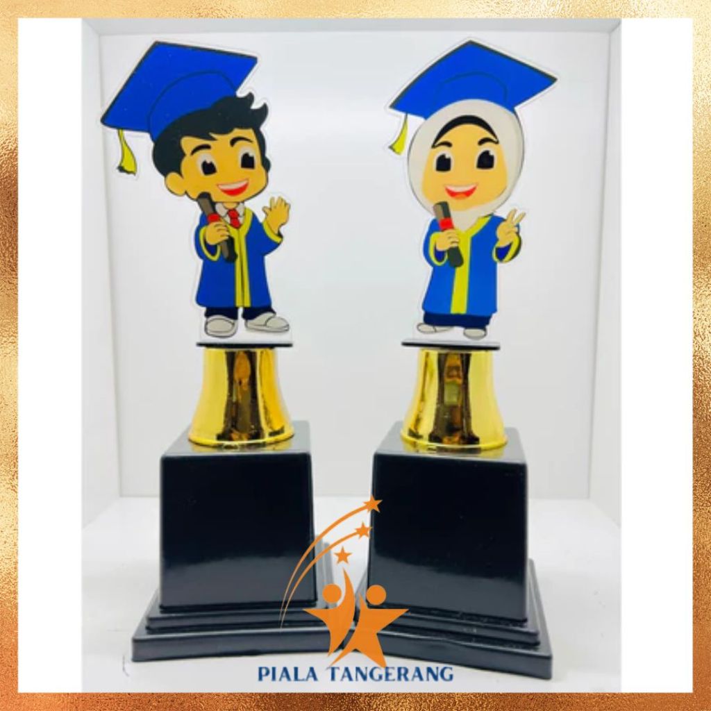 Jual Piala Wisuda Anak TK Akrilik Custom Tinggi 29 cm | Shopee Indonesia