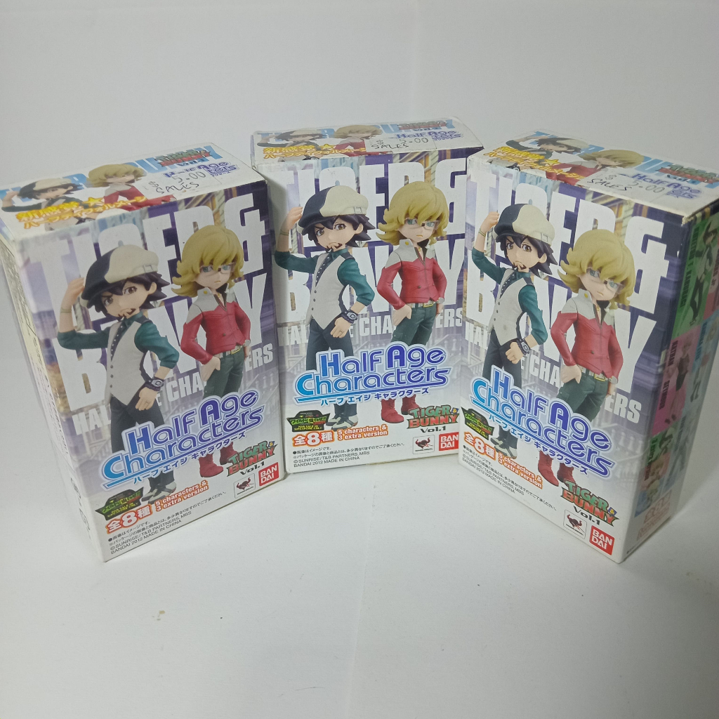 Jual Bandai Half Age Characters - Bundle set 3 figur Tiger & Bunny | Shopee Indonesia