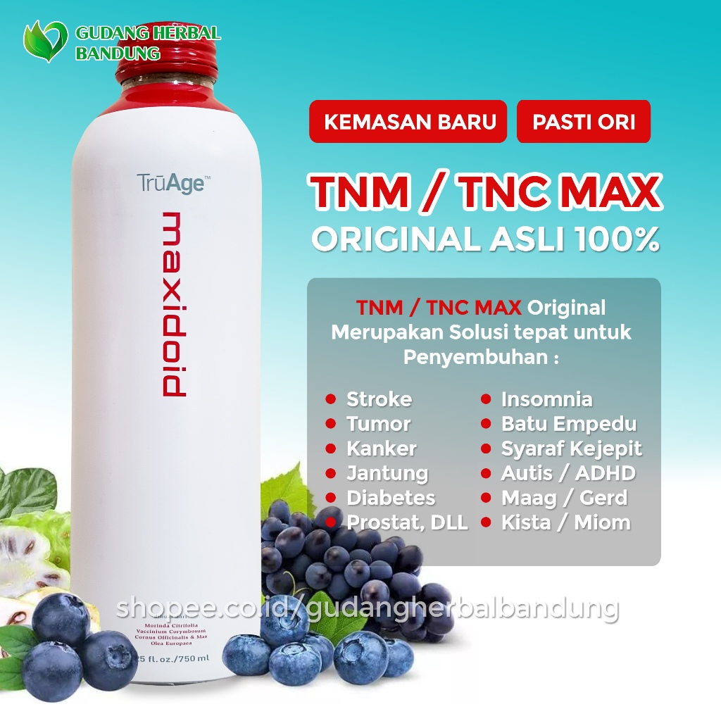 Jual Obat TNM MAX | TNC MAX Herbal Asli Jaminan Original 100% | Shopee ...
