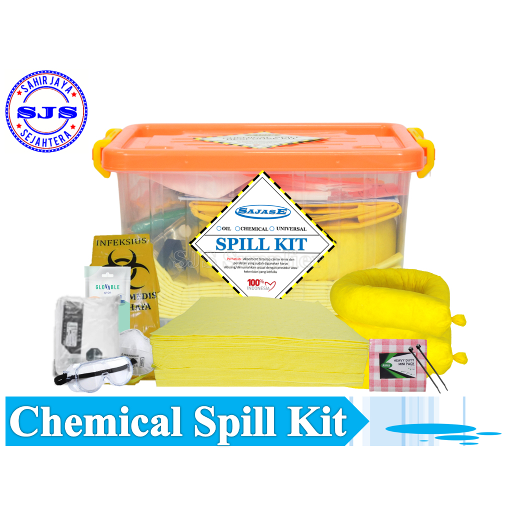 Jual Chemical Spill Kit 20L Chemical Spill Kit 20 Liter kemasan Box ...