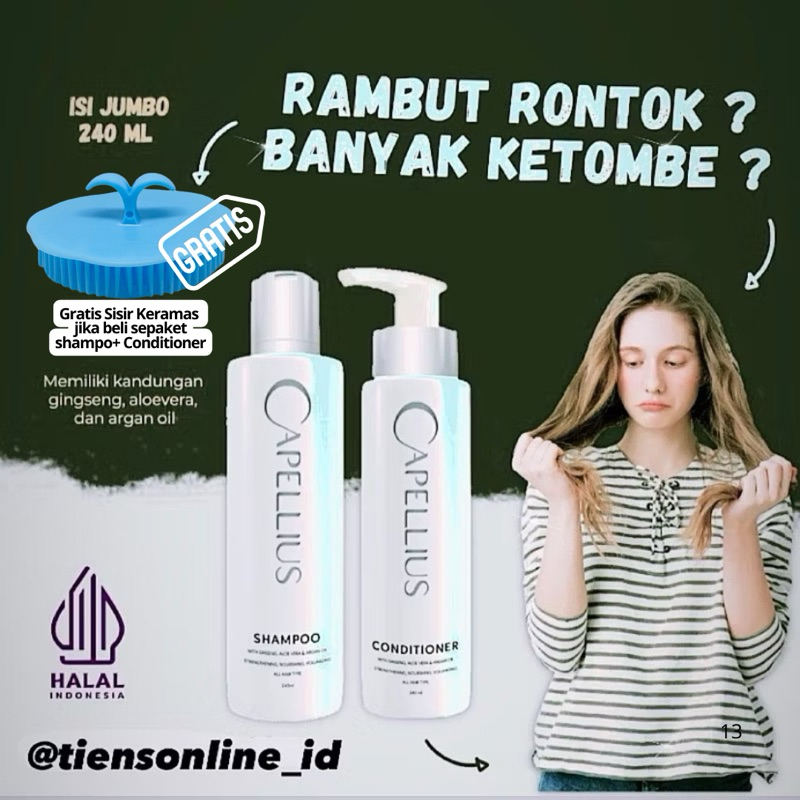 Jual SHAMPO TIENS ANTI KETOMBE DAN GATAL | CAPELLIUS SHAMPO TIENS ...