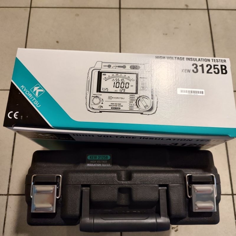 Jual Kyoritsu 3125B Digital High Voltage Insulation Tester 5Kv | Shopee ...