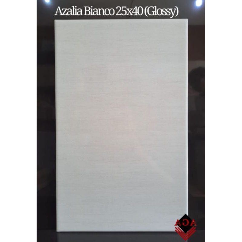 Jual KERAMIK DINDING 25X40 AZALIA BIANCO (GLOSSY) | Shopee Indonesia