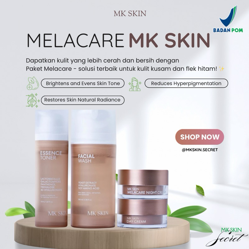 Jual MK SKIN - PAKET MELACARE by Maharani Kemala ( FREE SUNSCREEN ) | Shopee Indonesia