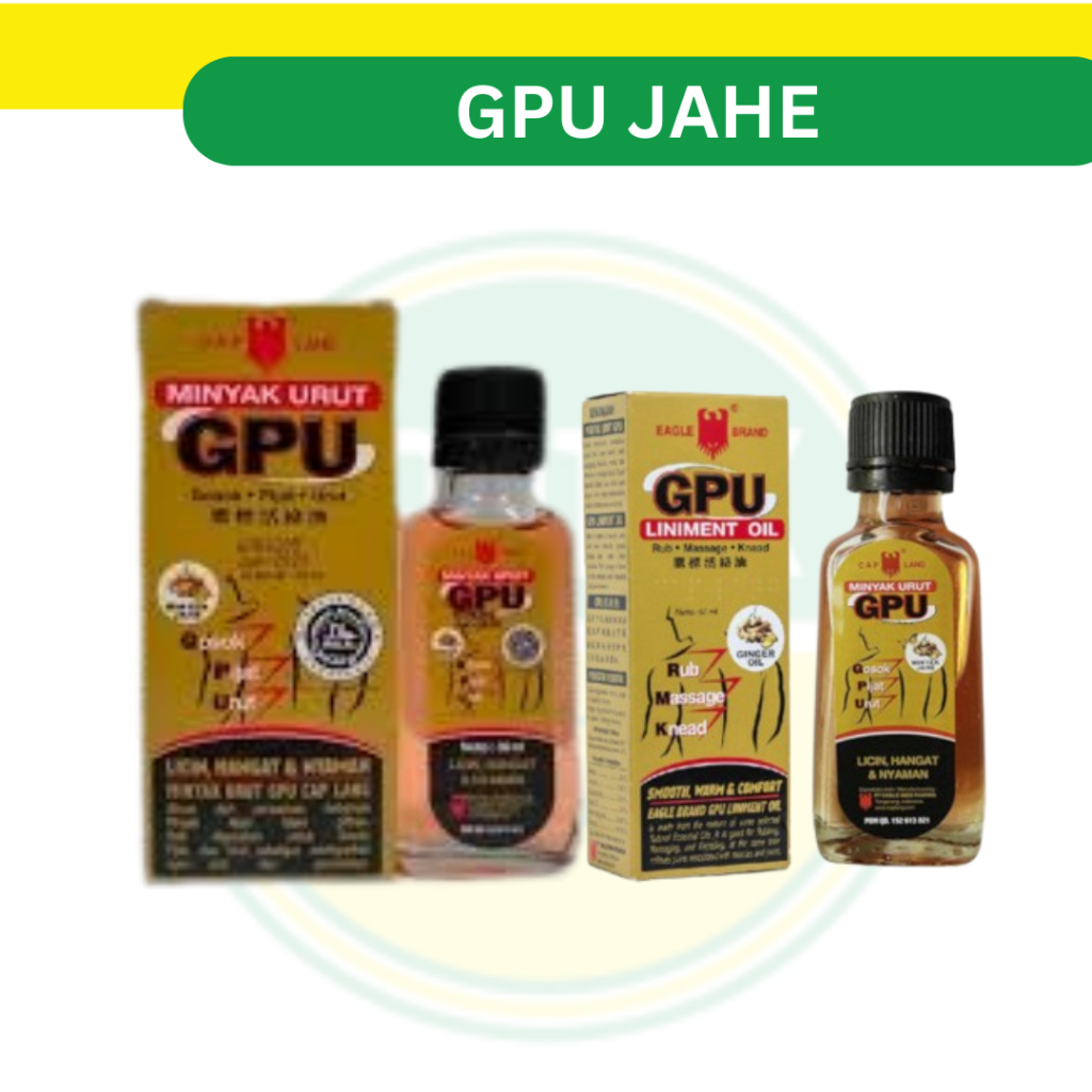 Jual GPU JAHE MINYAK URUT 60, 30 ML | Shopee Indonesia