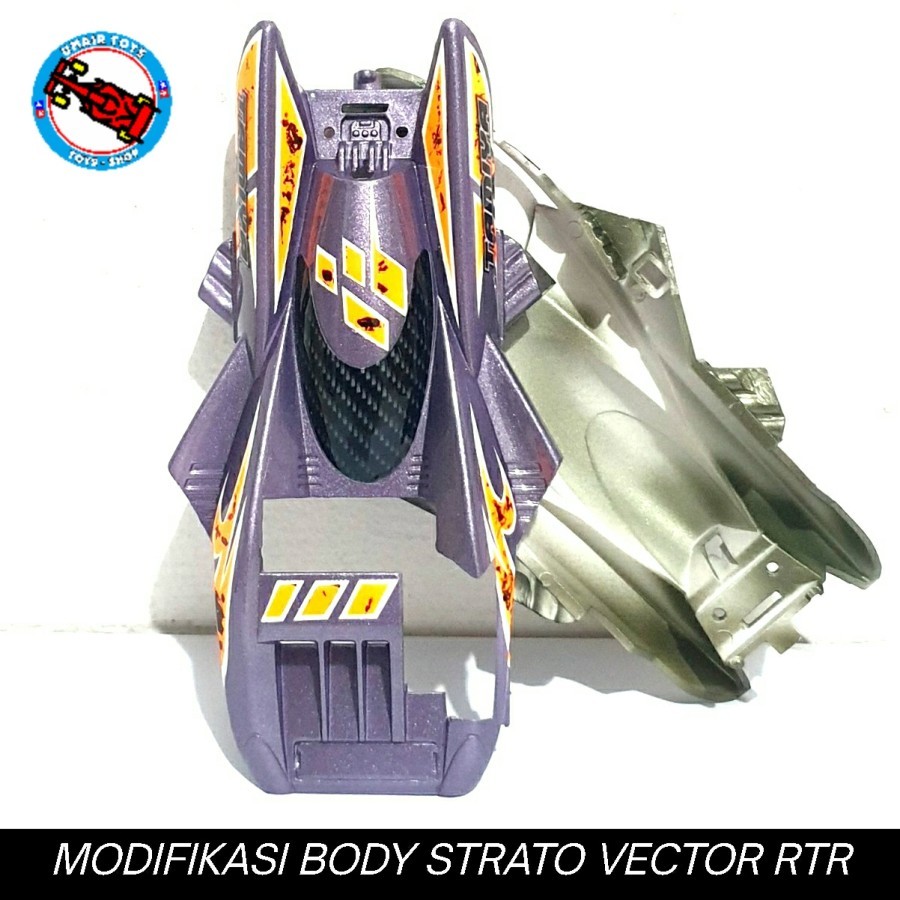 Jual Tamiya Body Chassis SFM / Body Strato Vector Modifikasi SIAP RACE ...