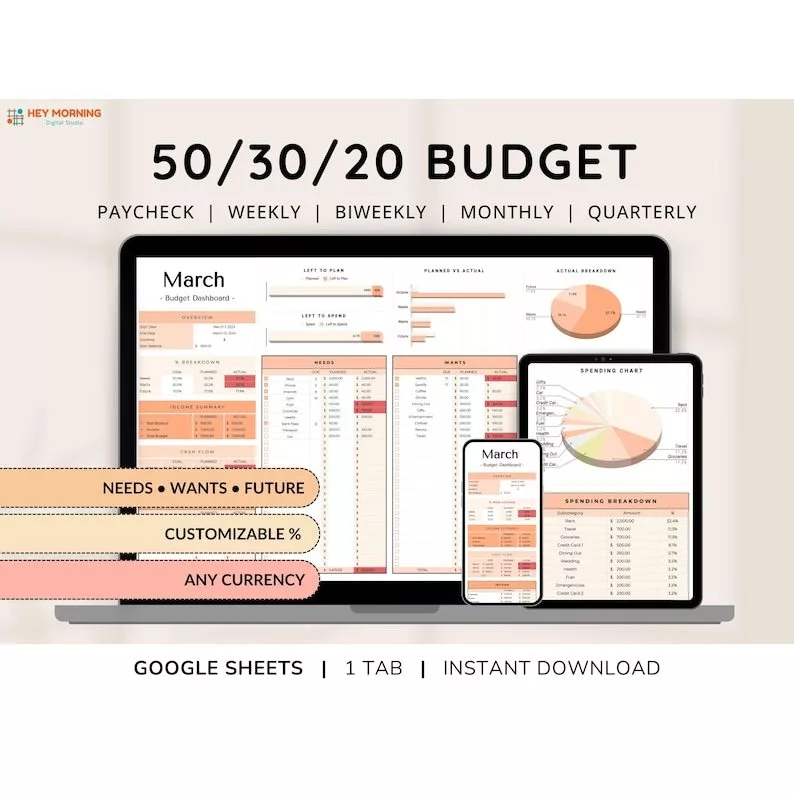 Jual TEMPLATE 50/30/20 LAPORAN KEUANGAN Pribadi Keluarga Pemasukan ...