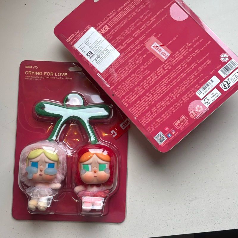 Jual (READY 100% ORI POPMART) CRYBABY Crying For Love Vinly Plush ...