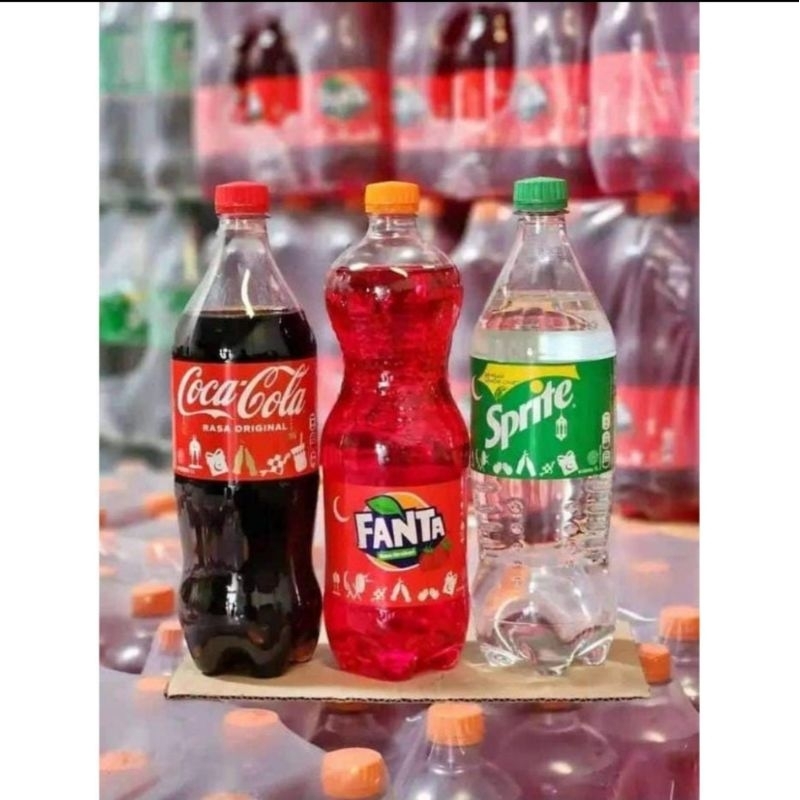 Jual fanta,cola, sprite uk 1L | Shopee Indonesia