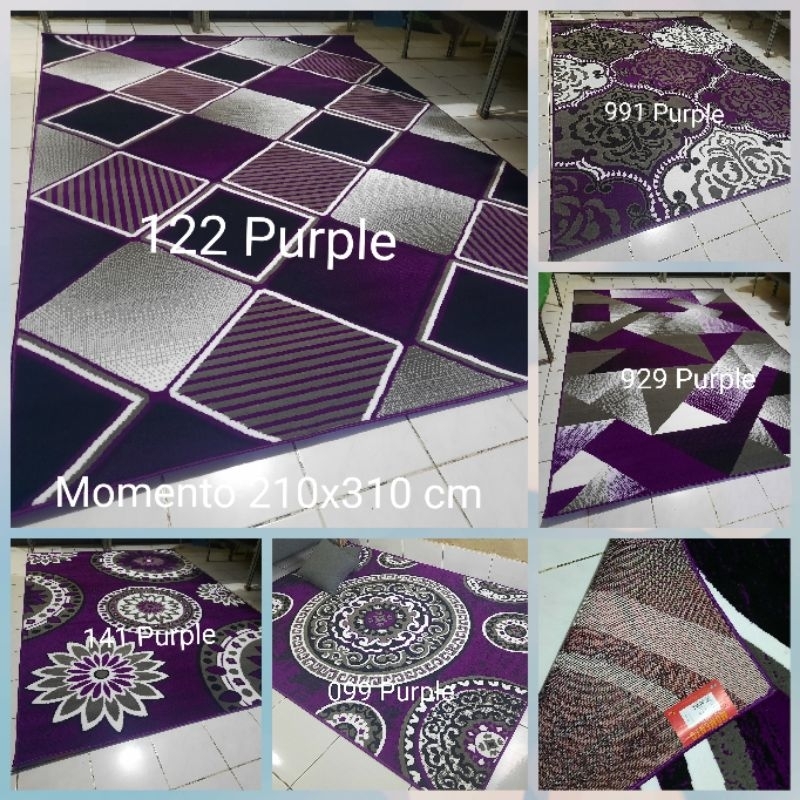 Jual Karpet Permadani Besar Jumbo Pink Ungu 210x310 cm | Shopee Indonesia