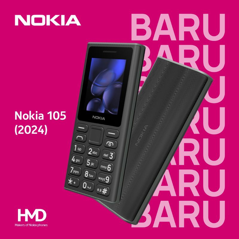 Jual NOKIA 105 2024 VOX BASIC GARANSI RESMI | Shopee Indonesia