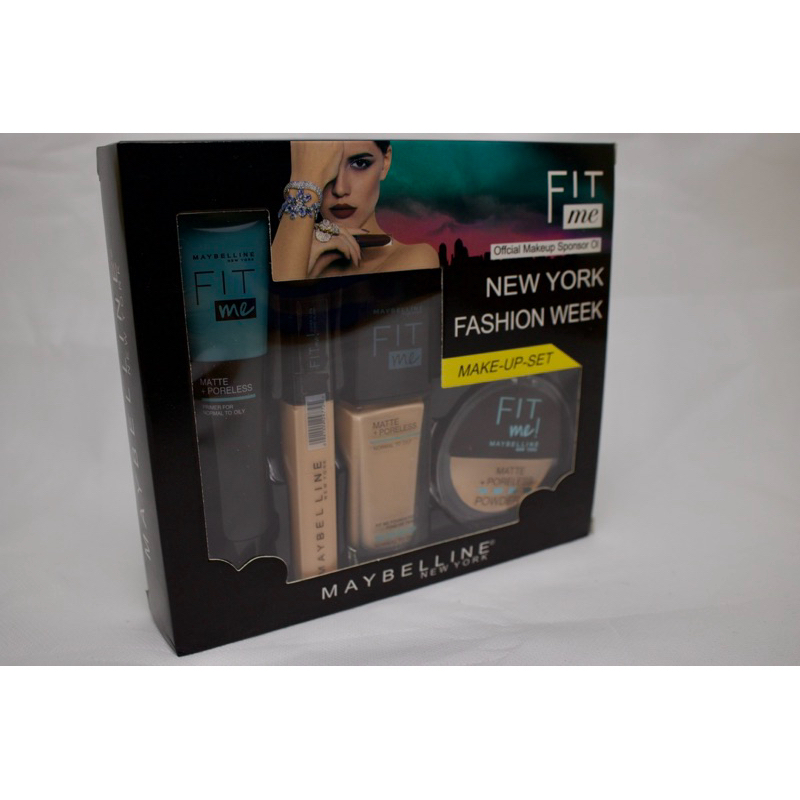 Jual MAYBELLINE FIT ME 1 SET ( BEDAK, CONCELEAR, FONDATION, PRIMER ...