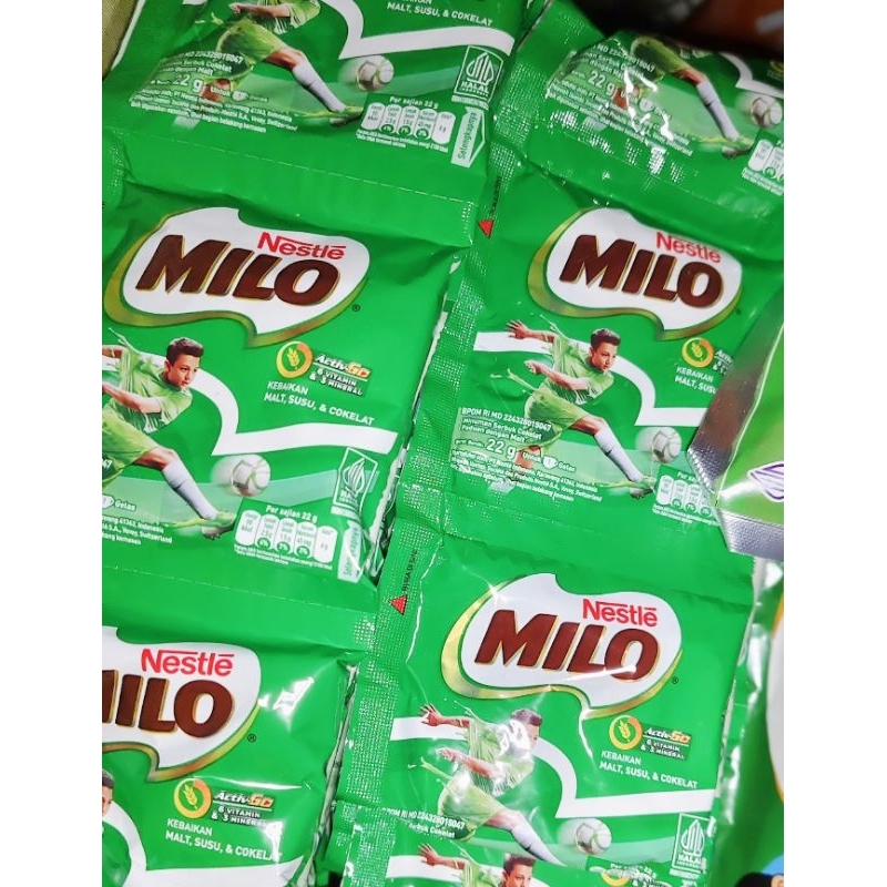 Jual MILO SETRIKA 1 RENCENG ISI 10PCS | Shopee Indonesia
