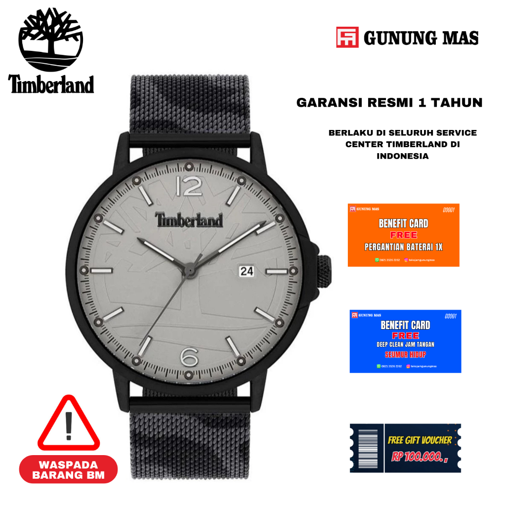 Jual Timberland TBL 15954JYB Jam Tangan Pria 100% Original | Shopee ...