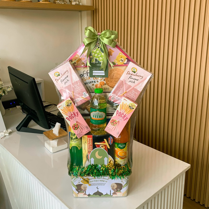 Jual Parcel lebaran hampers murah isi 12 macam tinggi 65cm / parcel ...