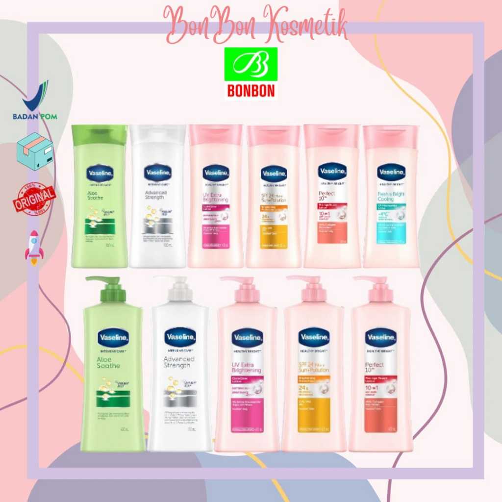 Jual VASELINE Body Lotion ALL VARIAN | Shopee Indonesia