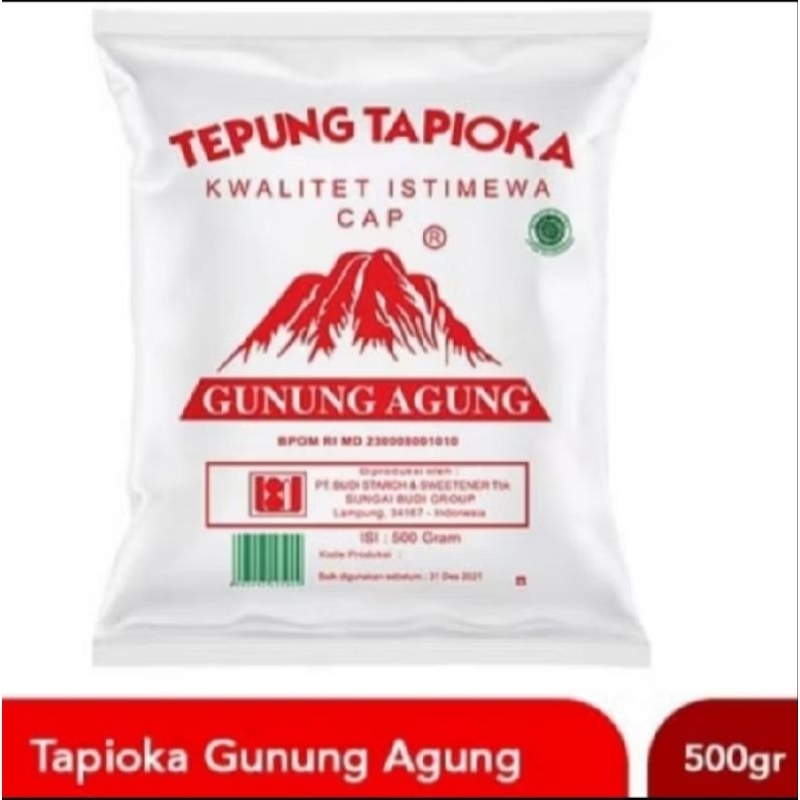 Jual Tepung Tapioka Cap Gunung Agung 500gr / Tepung Tapioka / Cap ...