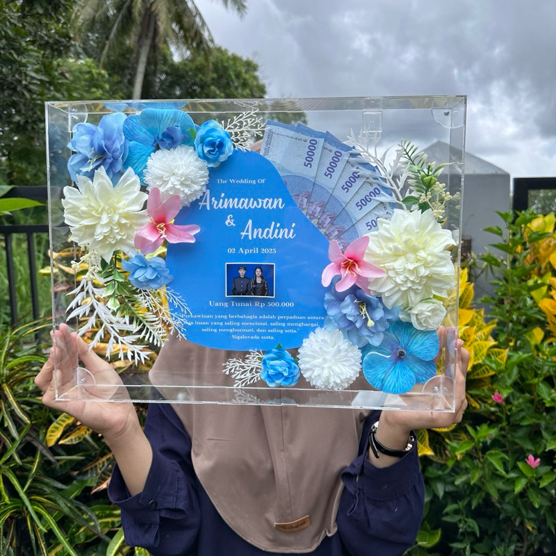 Jual [ 1-2 HARI JADI ] MAHAR FULL TETES AKR AKRILIK BOX PERNIKAHAN SET ...