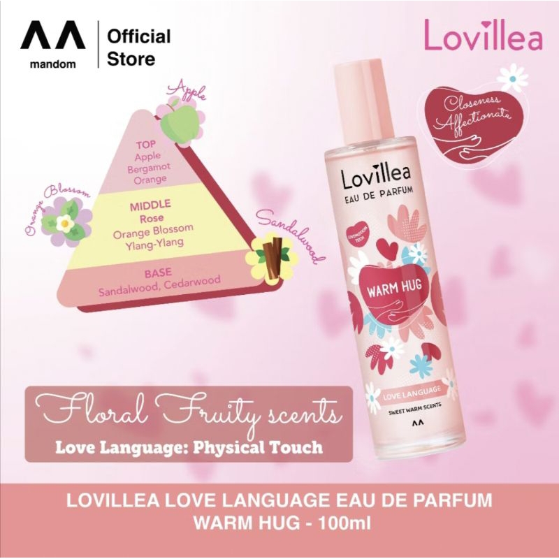 Jual LOVILLEA LOVE LANGUAGE EAU DE PERFUM WARM HUG 100ML | Shopee Indonesia