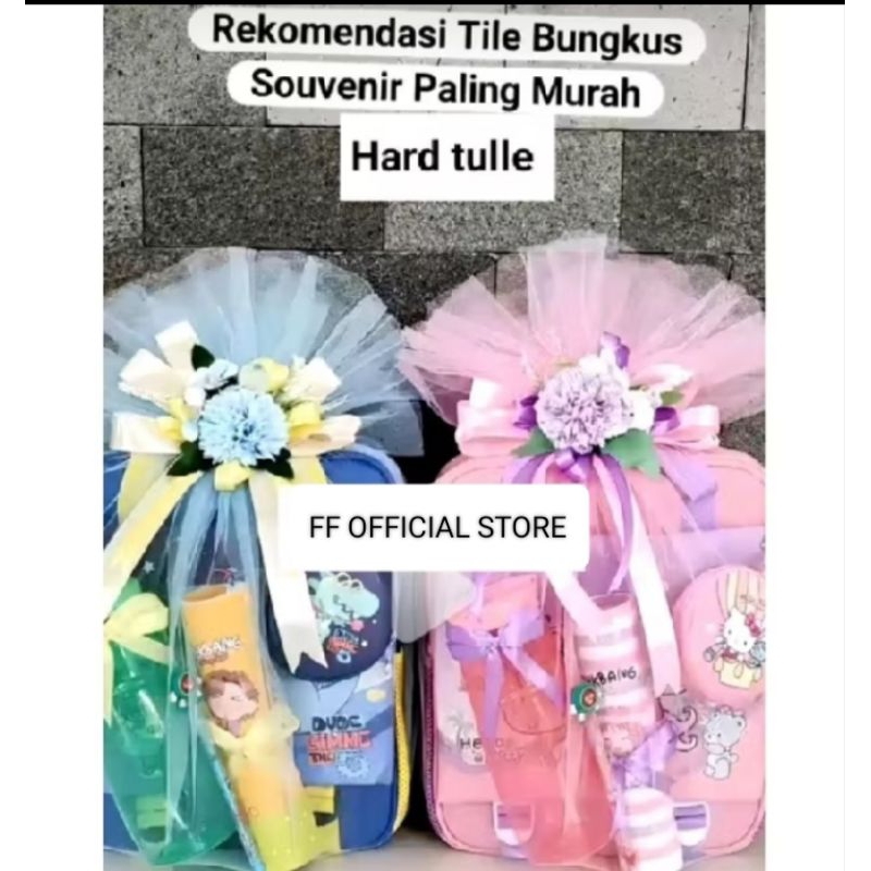 Jual Kain tile kaku/ HARD TULLE kaku sedang ( PER METER ) KAIN TILE ...