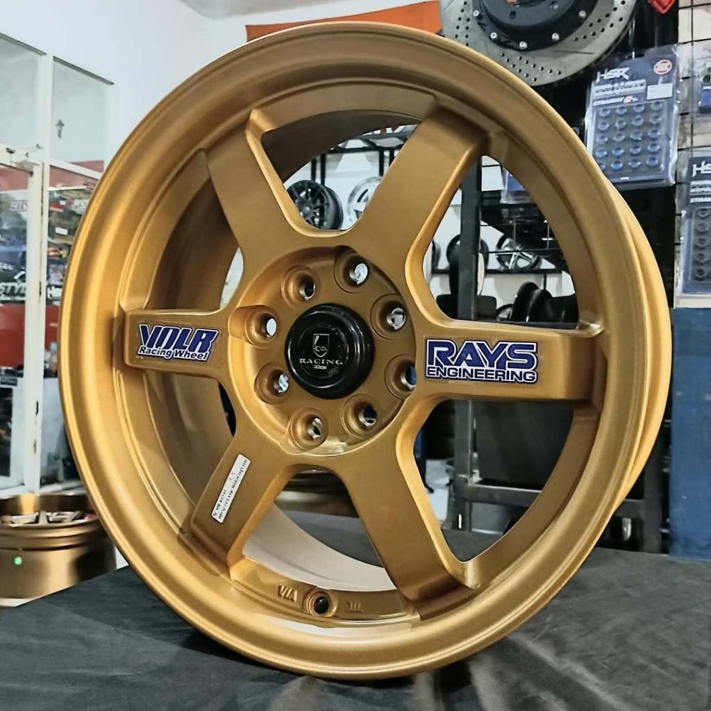 Jual Velg racing volk rays ring 15 bronze harga mumer | Shopee Indonesia