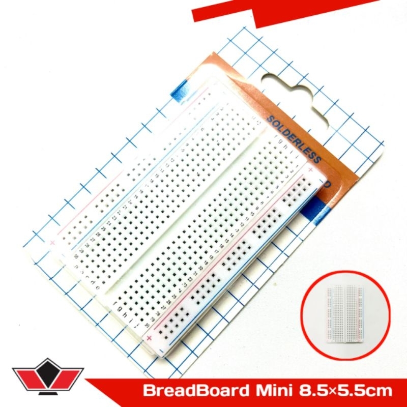 Jual Mini BreadBoard 8.5x5.5cm Solderless PCB Circuit Board 400Hole ...