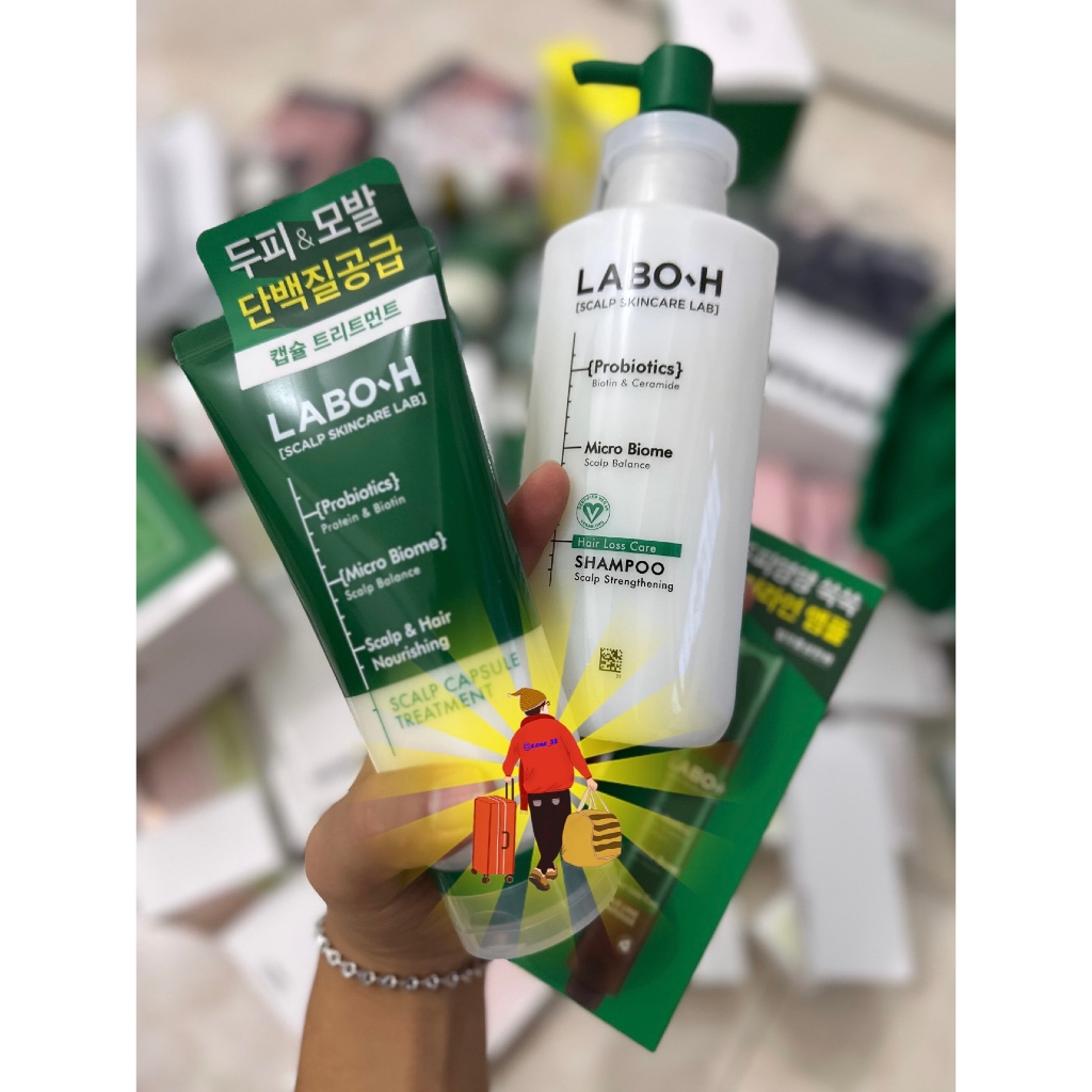 Jual LAB O-H HAIR SCALP STRENGTHENING CLINIC SHAMPOO AMPOULE TREATMENT ...
