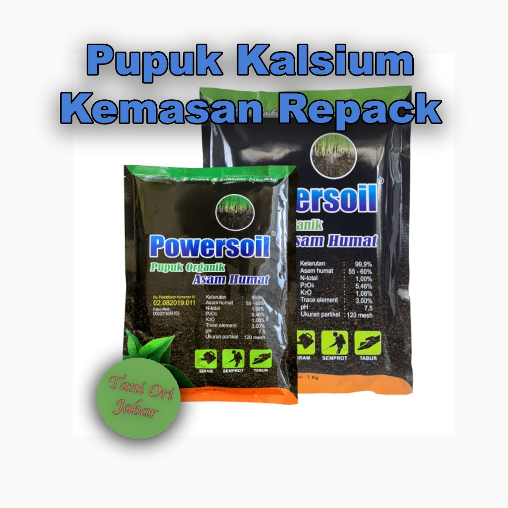 Jual POWERSOIL Pupuk Organik Asam Humat 100 Gram Kemasan Repack Pembenah Penyubur Tanah Humic ...