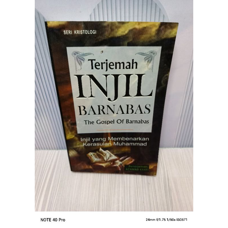 Jual Buku Terjemahan Injil Barnabas Seri Kristologi Injil Yang ...