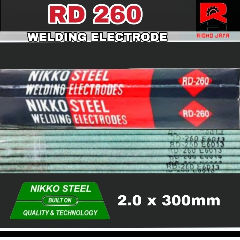 Jual Kawat Las 1.6mm 2.0mm Nikko Steel RD260 RD 260 Welding Electrodes | Shopee Indonesia