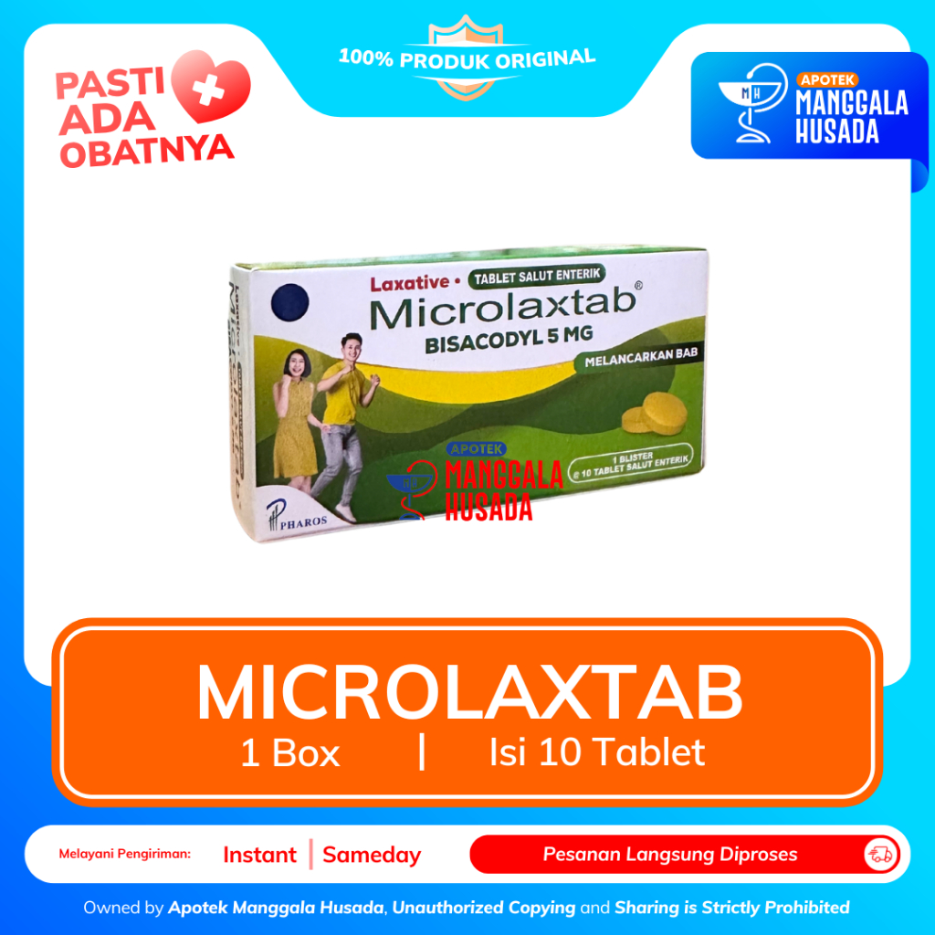 Jual MICROLAXTAB 5 MG PER BOX @ 10 TABLET | Shopee Indonesia