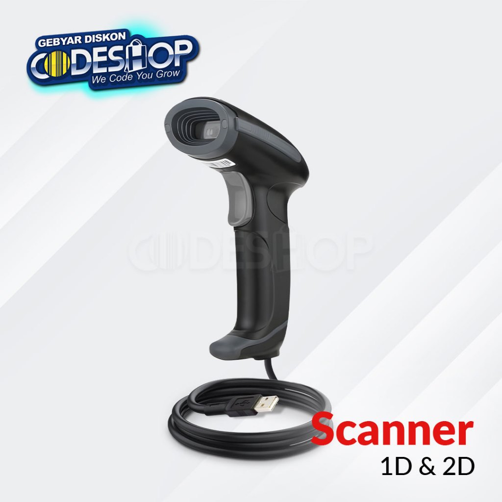 Jual iData J7 Scanner Barcode 1D 2D Scan QR Code Handheld USB | Shopee ...
