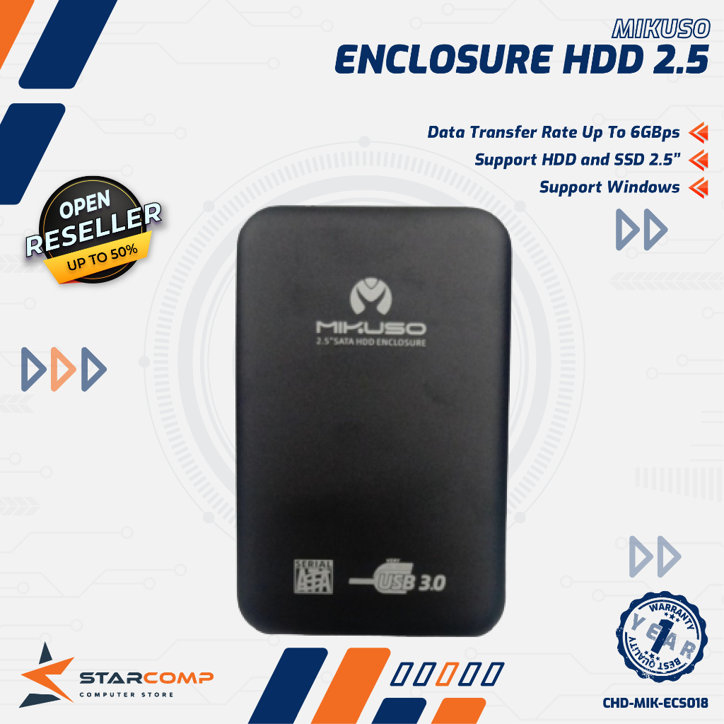Jual Casing Hardisk External Case HDD External 2.5" USB 3.0 Mikuso ECS ...