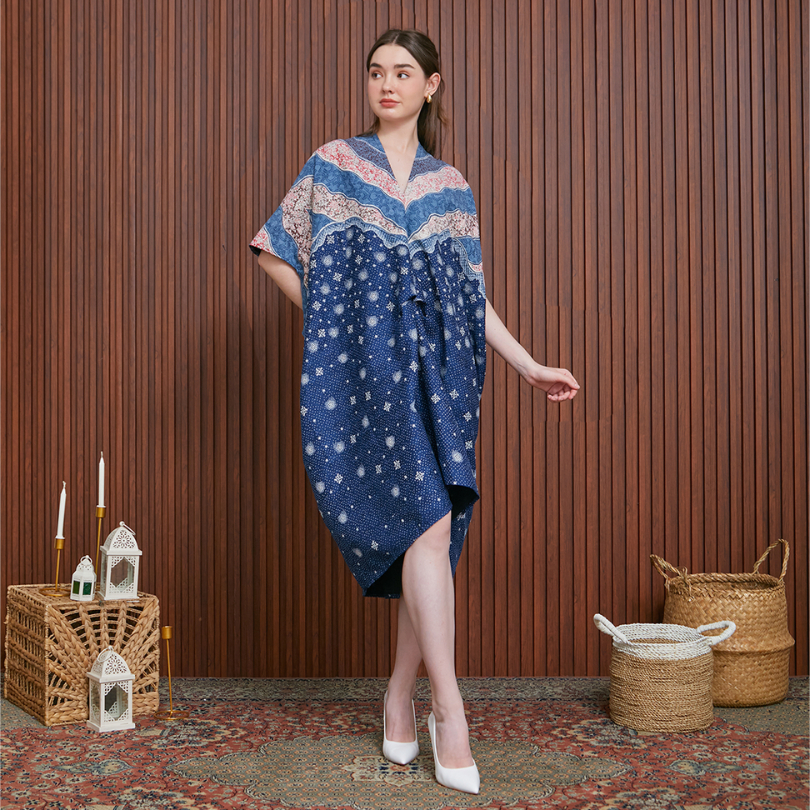 Jual Nayara Dress Batik Anindia Viscose | Shopee Indonesia