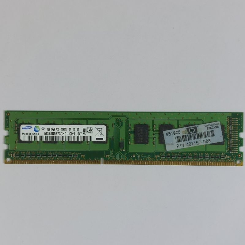 Jual Memory Ram Komputer PC / Longdimm DDR3 2 GB PC3-10600U SAMSUNG ...