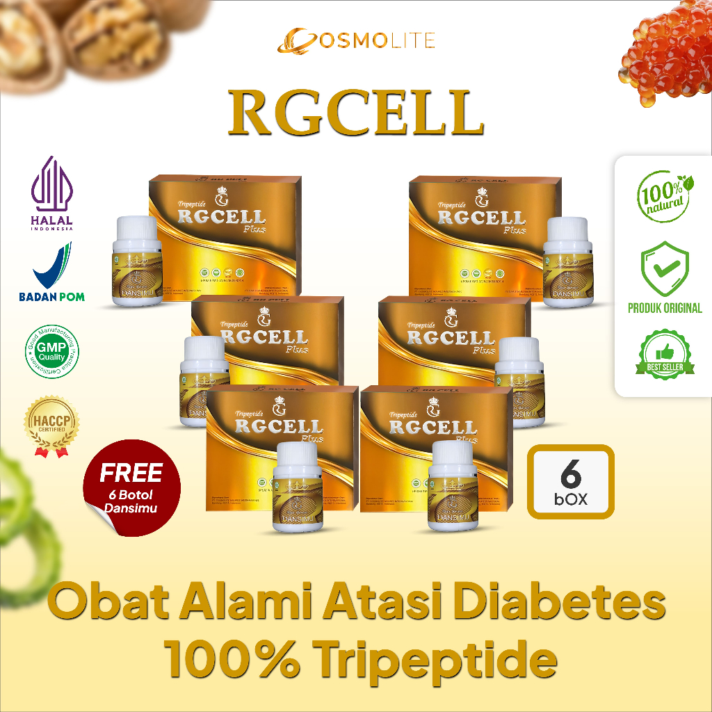 Jual RG Cell Tripeptide Original - 100% Peptide Suplemen Kesehatan ...