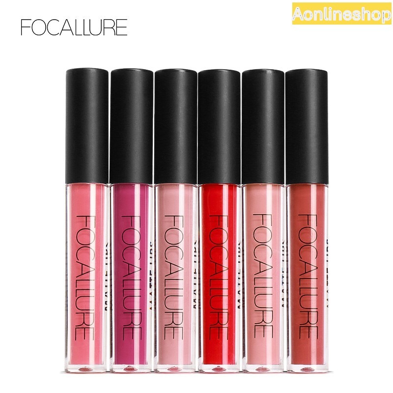 Jual AS BPOM Focallure Lip Cream Matte Waterproof Lipstick FA24 FA 24 ...