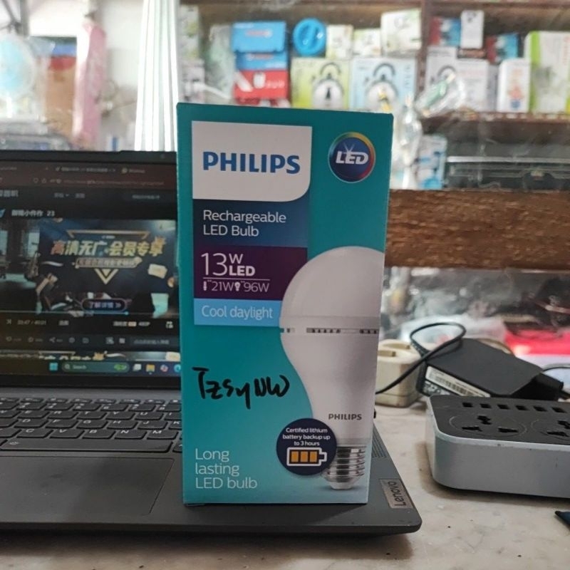 Jual Lampu Philips Emergency Rechargeable Bulb Led 13 Watt | Shopee ...