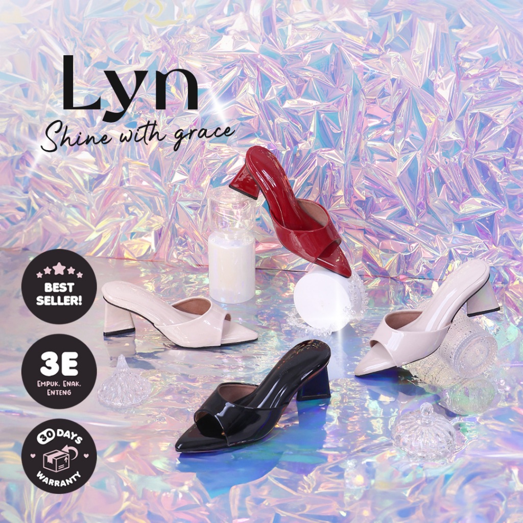 Jual Alivelovearts x Reveline - Lyn PRISM Heels 6cm | FREE HAMPERS set ...