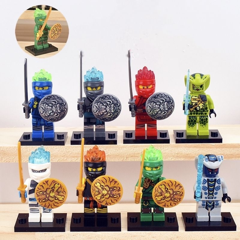 Jual karakter action figure ninja rambut api,miniatur action figure ...