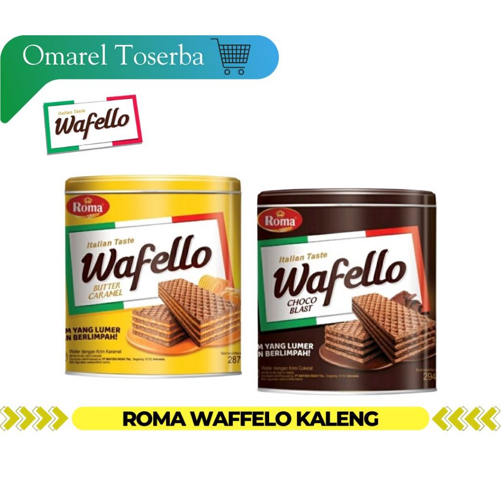Jual WAFFELO WAFER ROMA KALENG | Shopee Indonesia