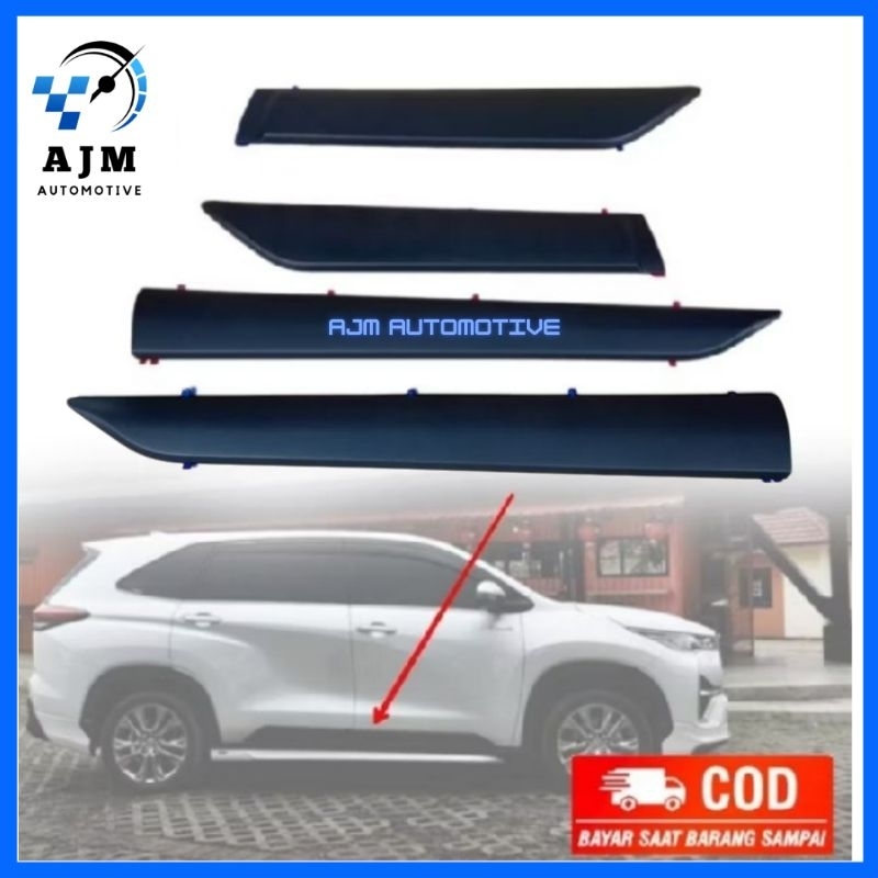 Jual lis list body side moulding pintu samping Innova zenix Original ...