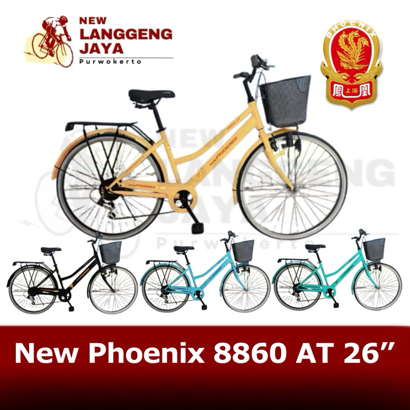 Jual New Phoenix Sepeda City Bike CTB 8860 AT 26” | Shopee Indonesia