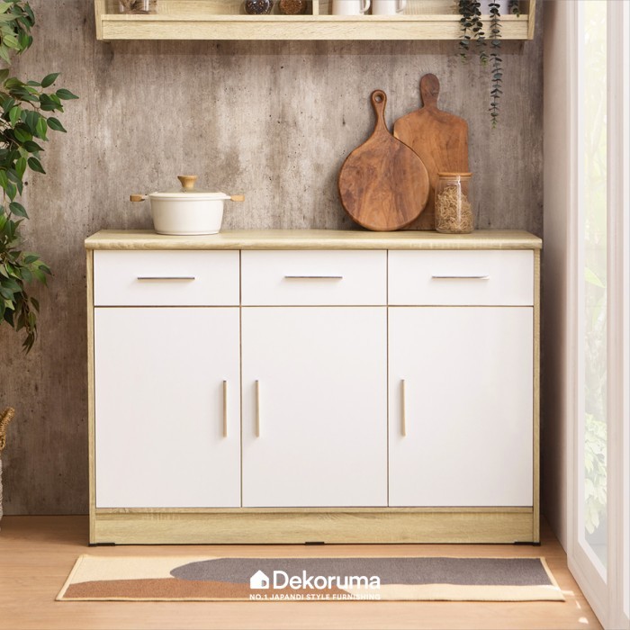 Jual Cubic ELENA KSB 3P - Oak White - Dekoruma Kitchen Set Rak Bawah ...