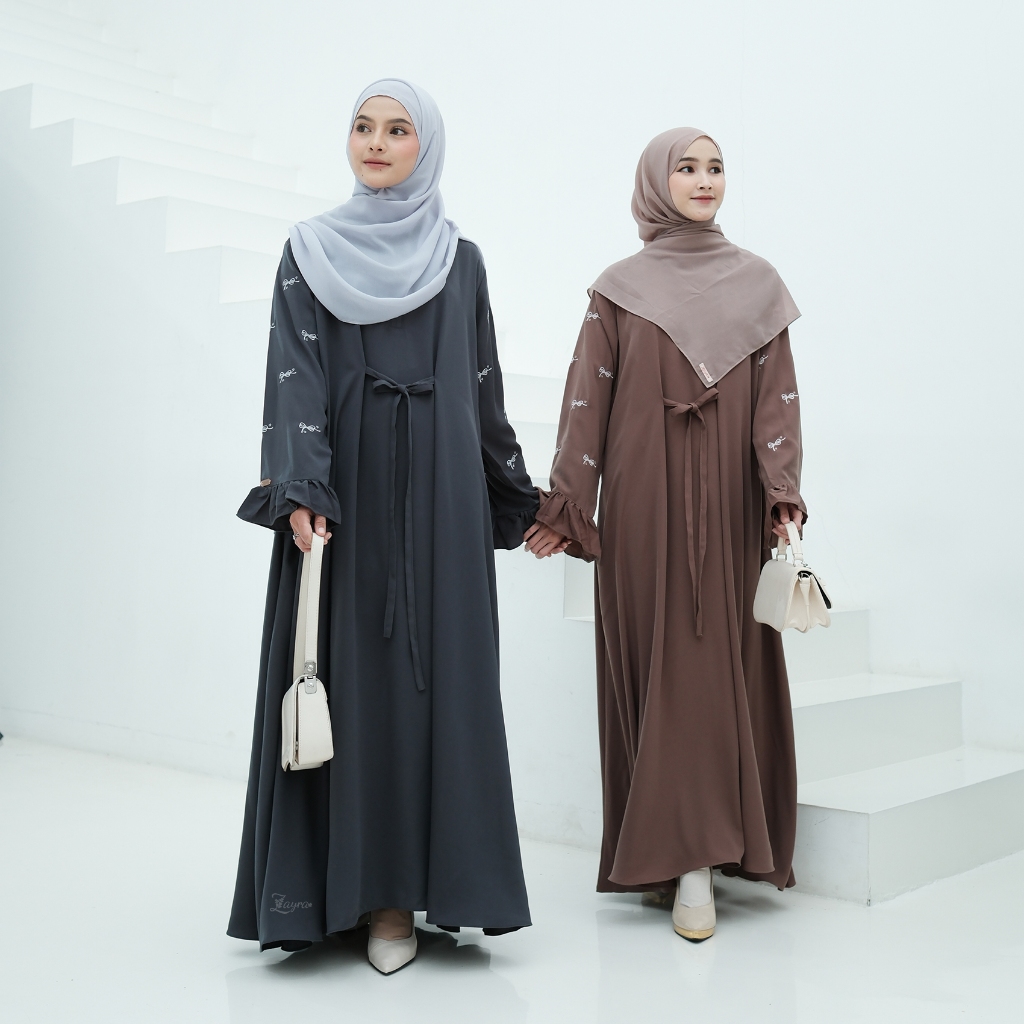 Jual Zayra Hijab | Zalina - Abaya Gamis Wanita Coquette Hijab Premium ...
