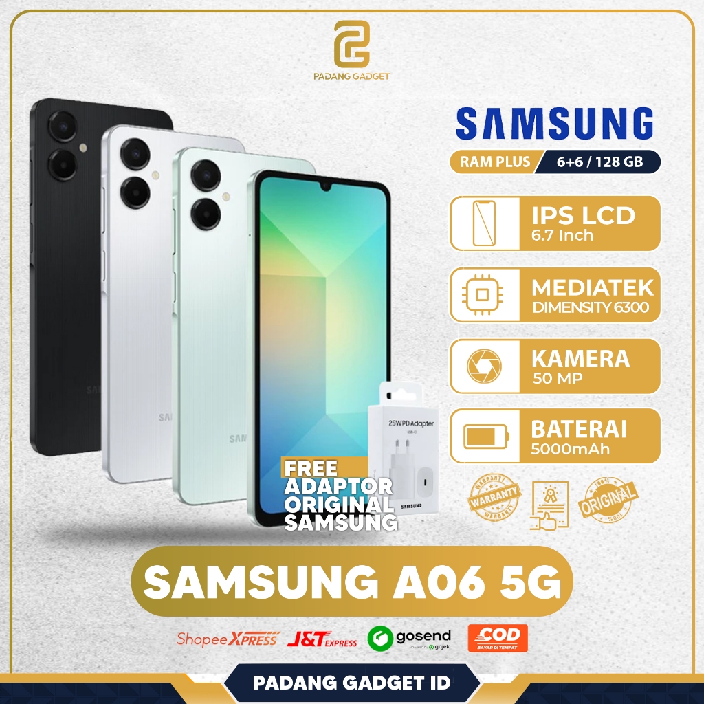 Jual Samsung Galaxy A06 5G Ram 6/128 Original Resmi Smartphone Hp ...